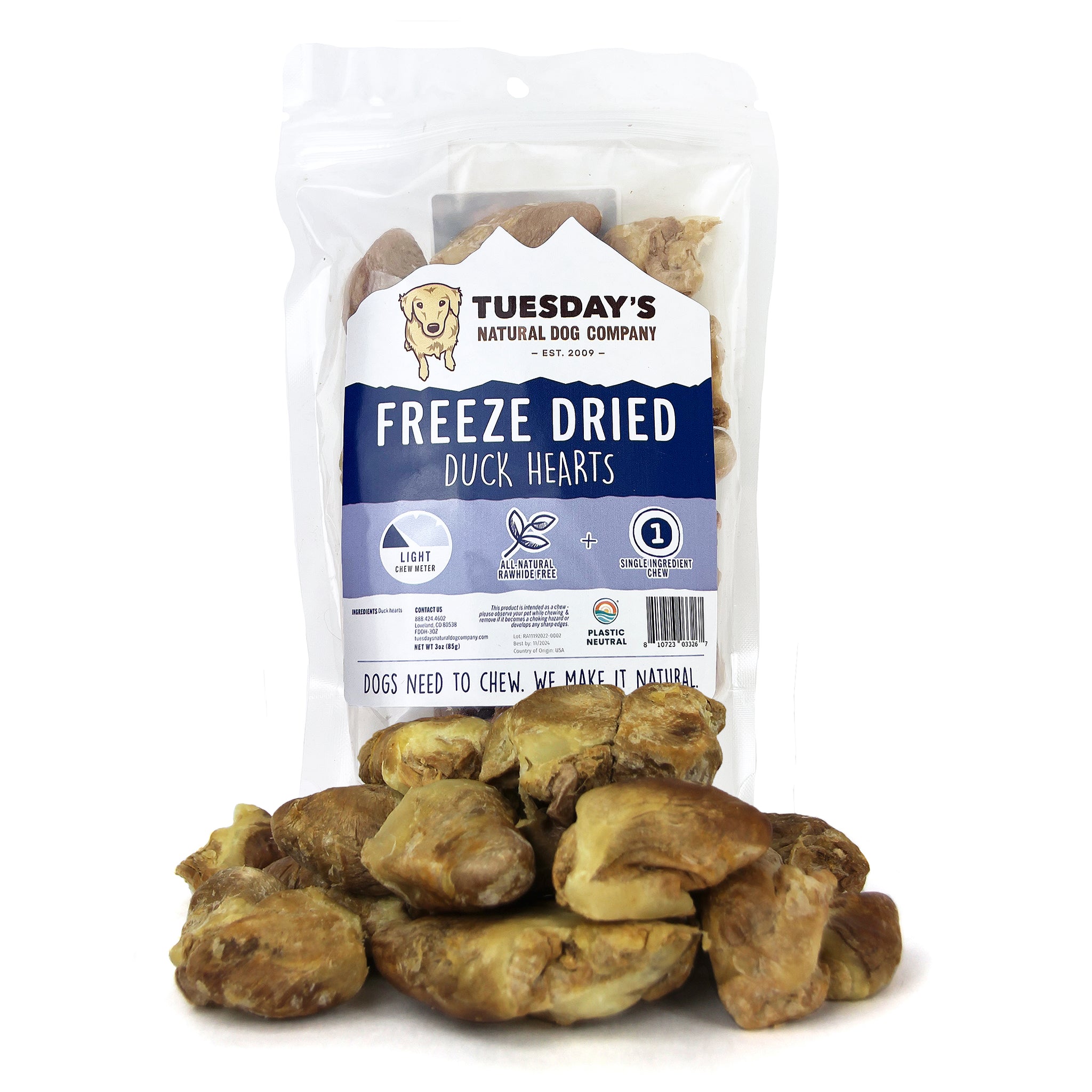 Freeze Dried Treats and Chews — WHOLESALE - Tuesday's Natural Dog Company